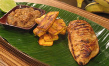 Spicy chicken with plantain and satay sauce - OpenLearn - Open University